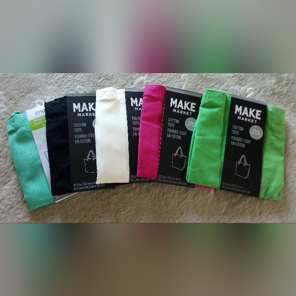 Make Market | Storage & Organization | 5 Make Market Cotton Totes ...